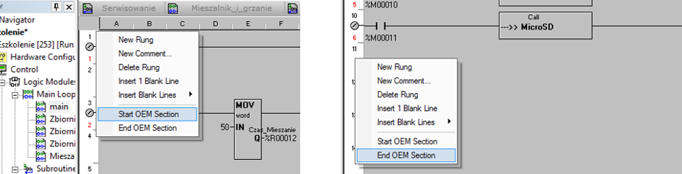 Hasła i zabezpieczenia w programie, ustawienia języka oraz edytor ...